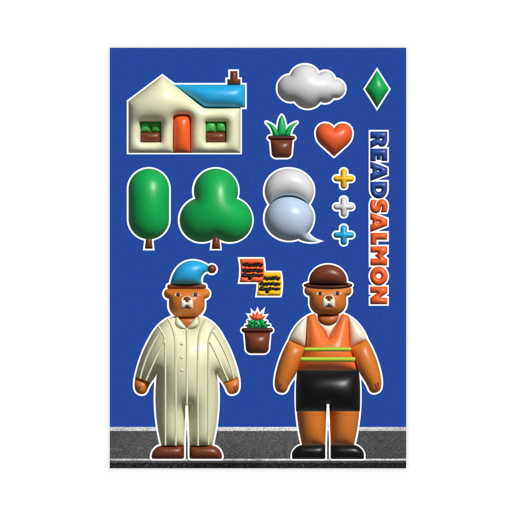 STICKER - READSALMON - SALMON BOOKS