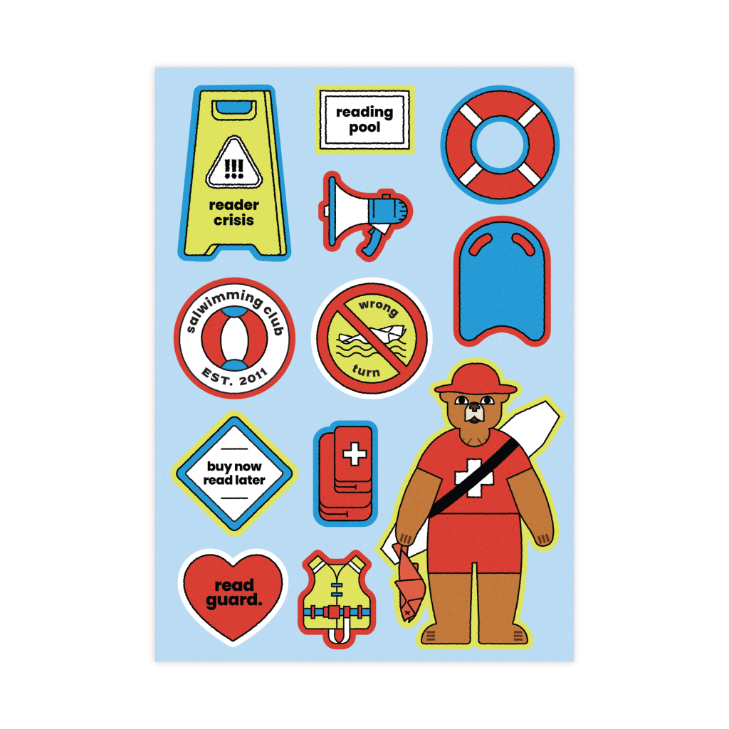 salwimming salticker - SALMON BOOKS