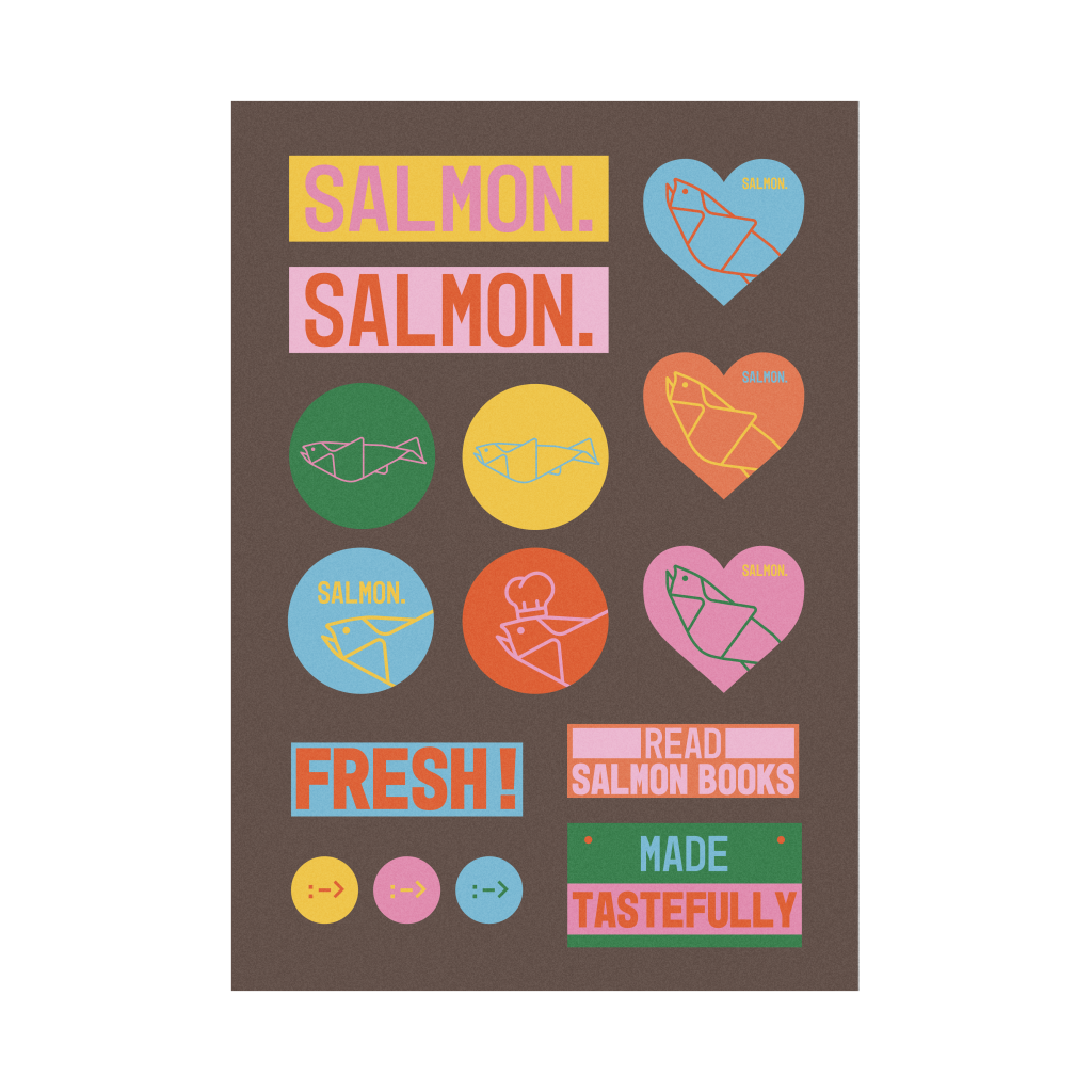 Salmon Books Sticker - SALMON BOOKS