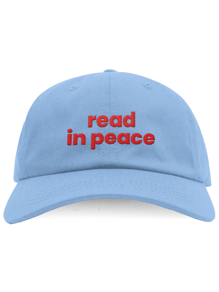 READ IN PEACE CAP - SALMON BOOKS